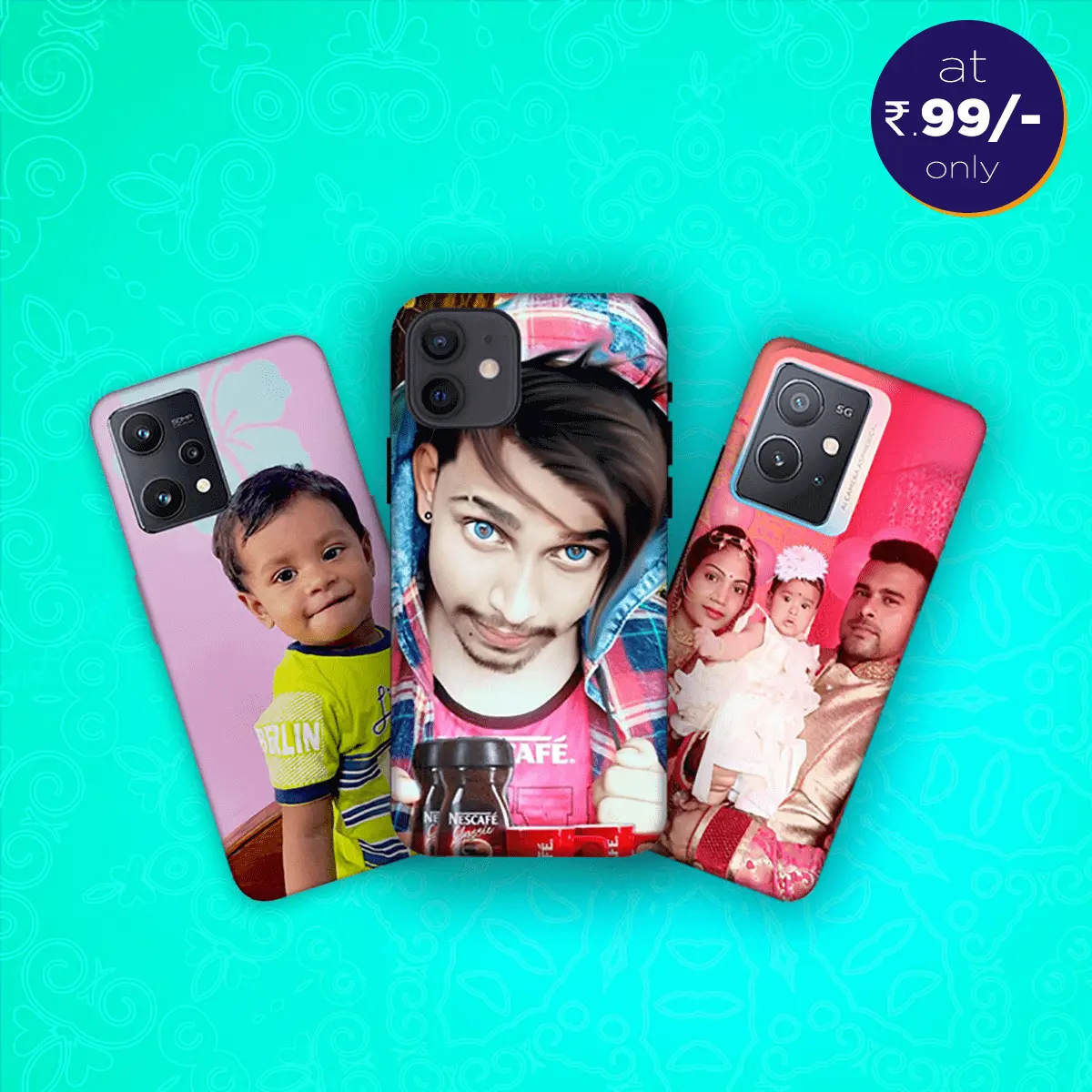 Customized Mobile Back Cover at Rs 99 - Cover99